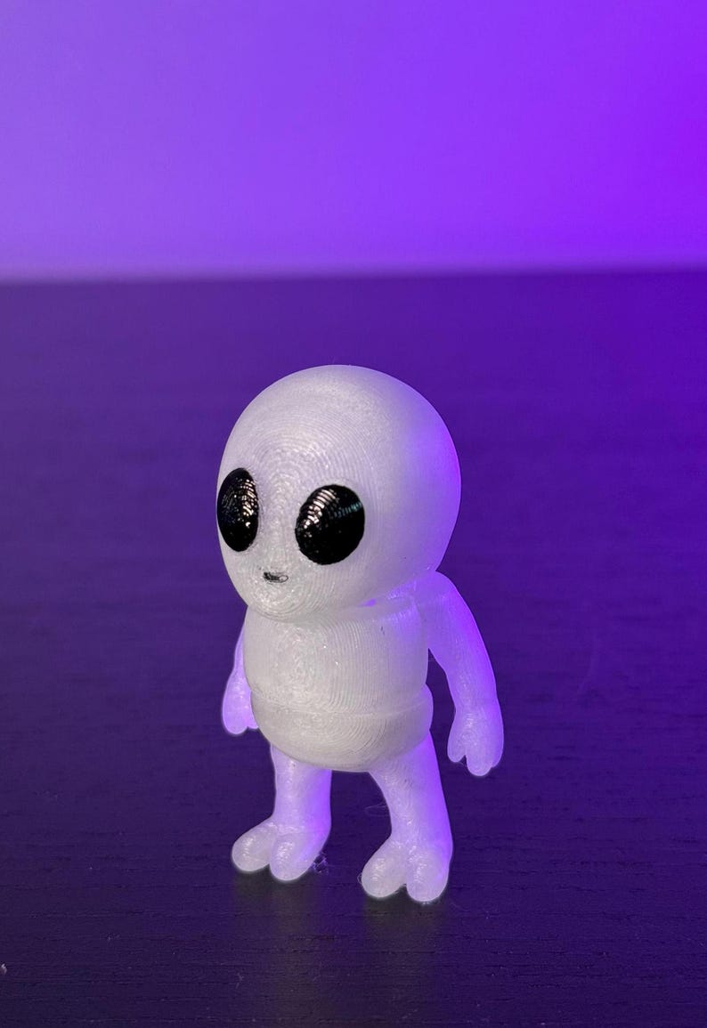 3D Printed Alien Flexi Toys | Alien Fidget Bundle | Glow in the Dark ...