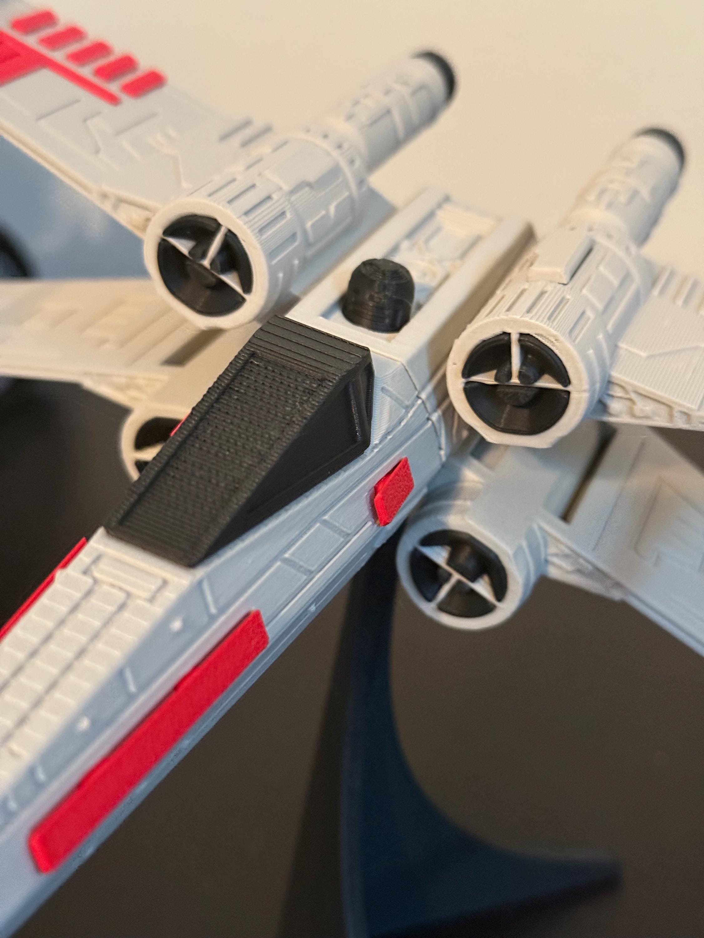 3D Printed X-wing Fighter Model Star Wars Rebel Alliance Collectible ...