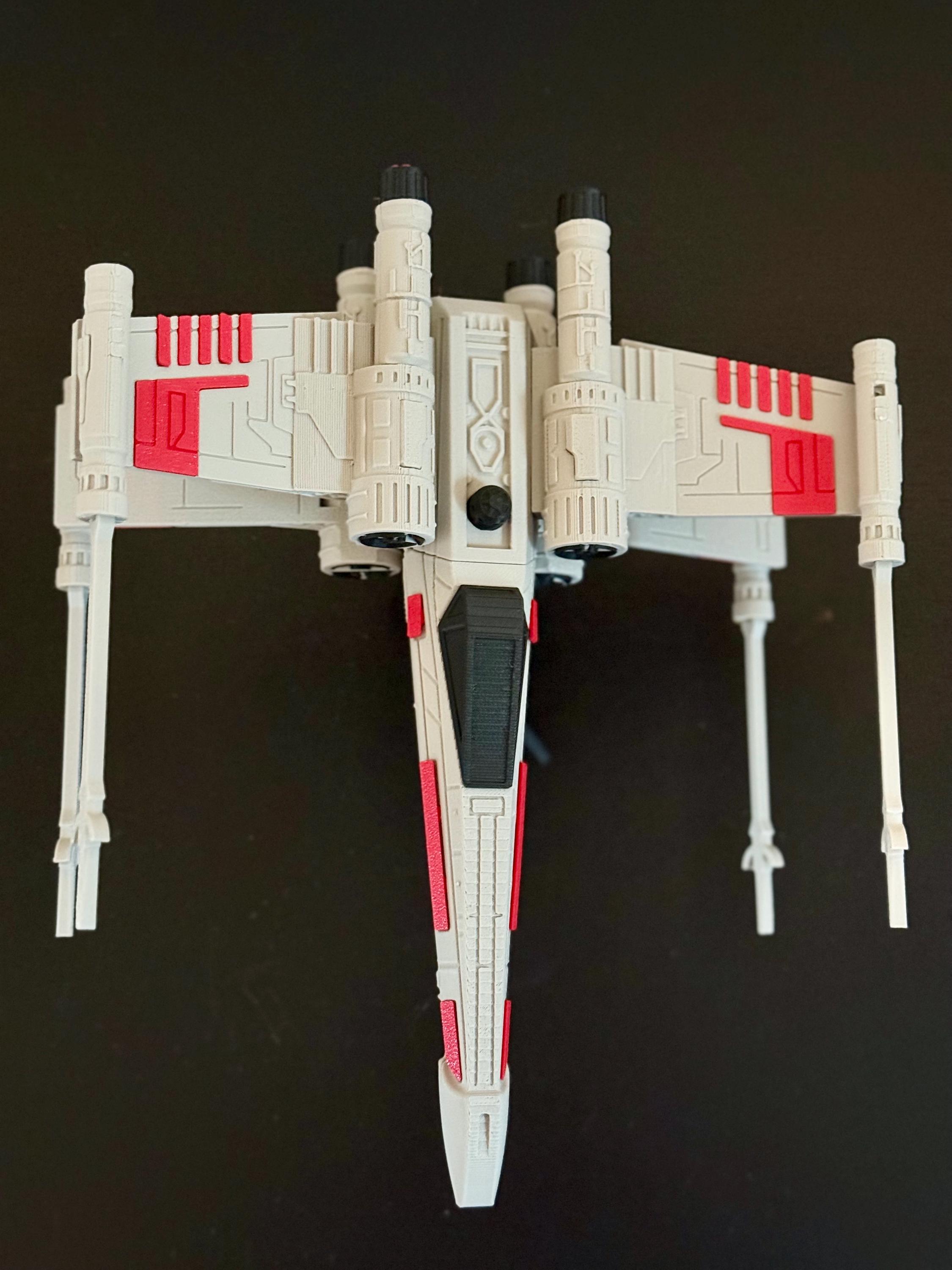 3D Printed X-wing Fighter Model Star Wars Rebel Alliance Collectible ...