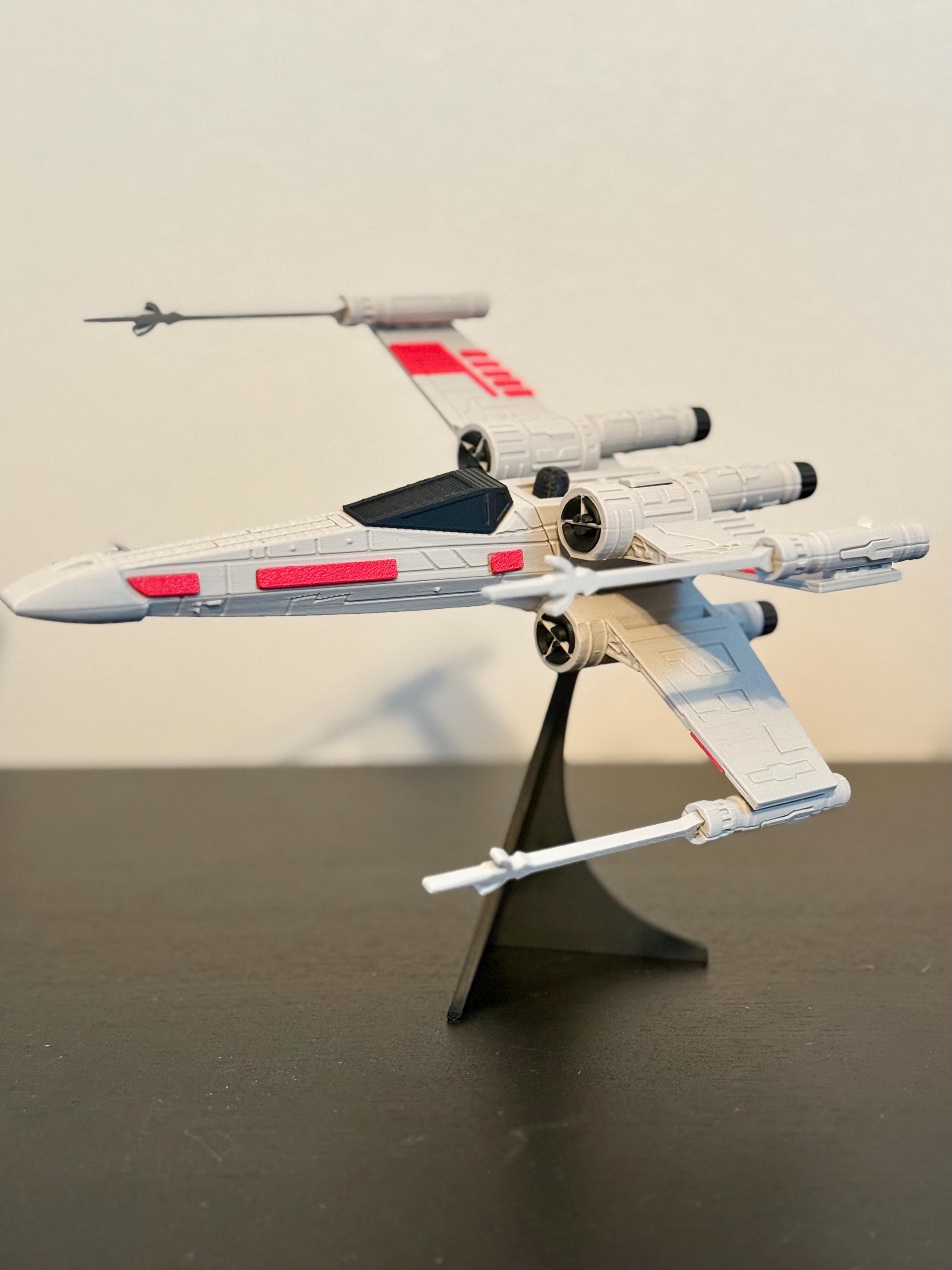 3D Printed X-wing Fighter Model Star Wars Rebel Alliance Collectible ...