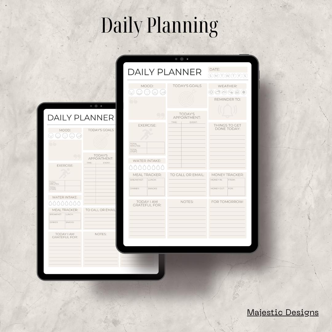 All-in-one Digital Planner 2024-2025 - Etsy