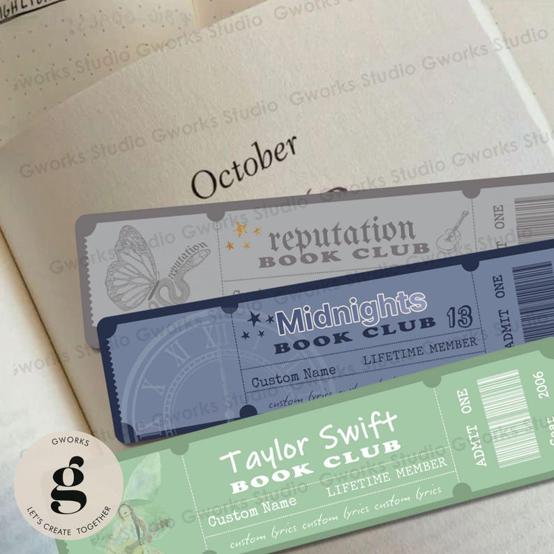 Editable Taylor Album Printable Bookmark Custom Swiftie Gift Book Lover ...