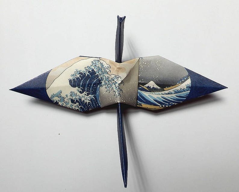 36 Views Mount Fuji - 46 Large Origami Cranes Origami Paper Cranes ...