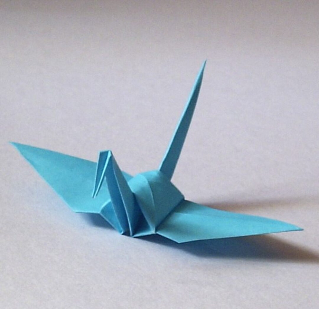 100 Small Origami Cranes Origami Paper Cranes Made of 7.5cm - Etsy