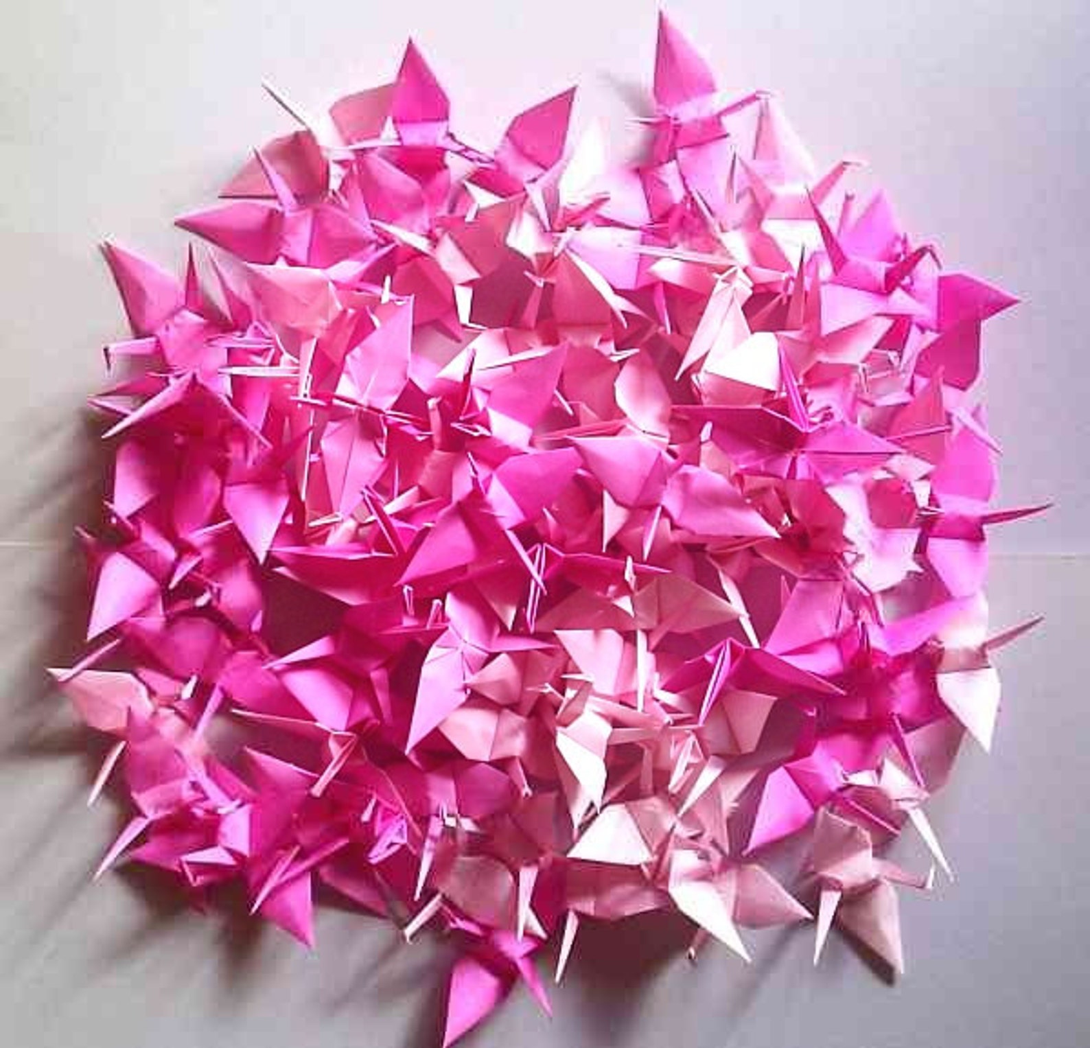 100 Small Origami Cranes Origami Paper Cranes Made of 7.5cm | Etsy