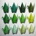 100 Small Origami Cranes Origami Paper Cranes Paper Crane - Etsy