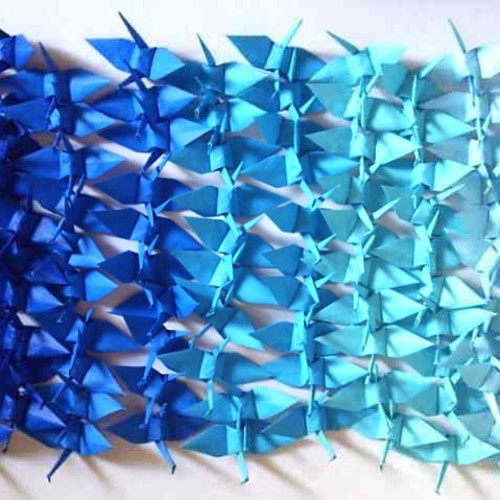 100 Small Origami Cranes Origami Paper Cranes Paper Crane - Etsy