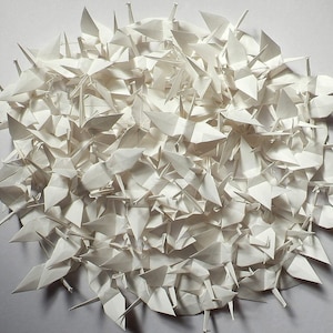 100 Small Origami Cranes Origami Paper Cranes Made of 7.5cm 3 Inches ...