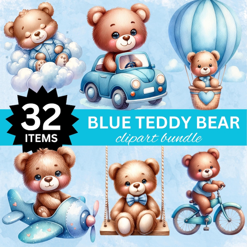 Chibi Teddy Bears - Etsy