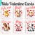 Cute Kawaii Valentines Cards, Cute Food Printable Valentine's Day Cards ...