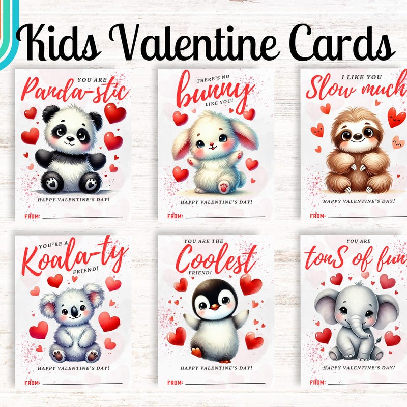 Cute Valentine Card - Etsy