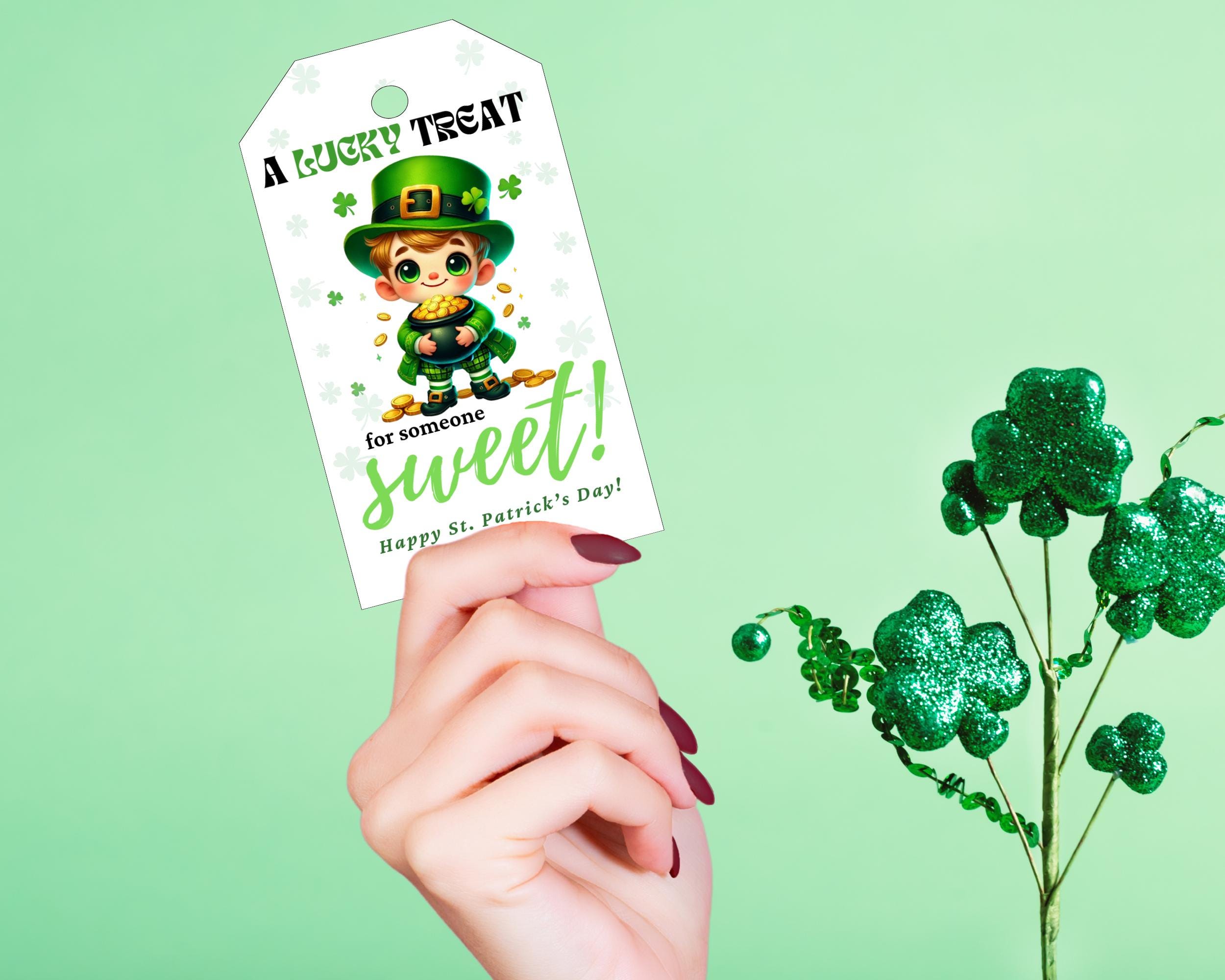 St. Patrick Day Gift Tags, Printable St Patrick's Day Gift Tag, Instant ...