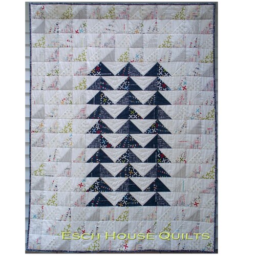 Rainbow Bright Flying Geese Wall Hanging PDF Quilt Pattern | Etsy