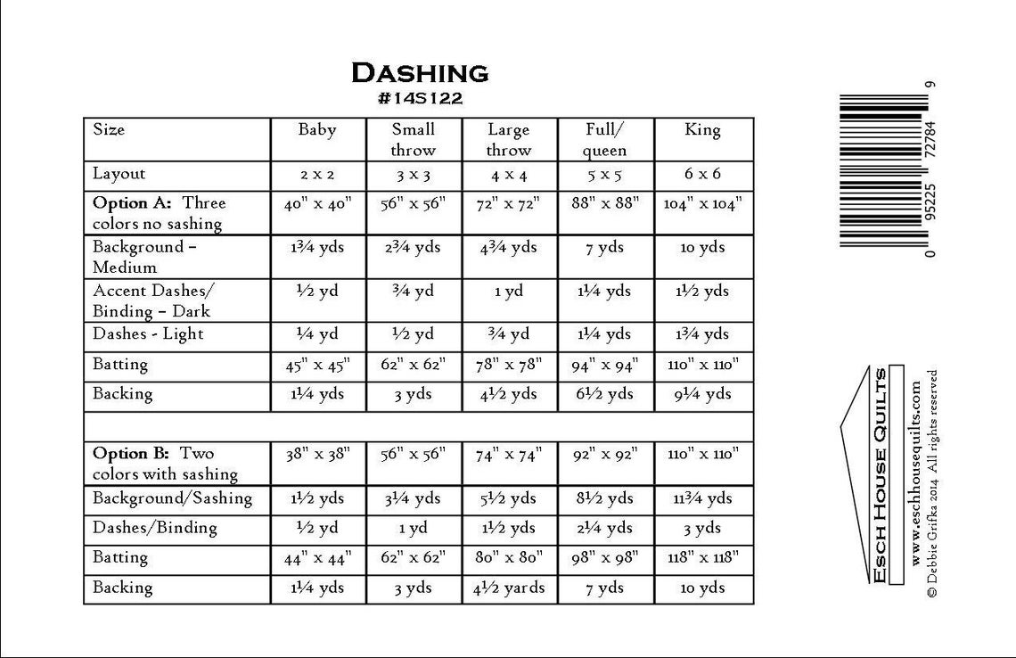 Dashing PDF Quilt Pattern - Etsy