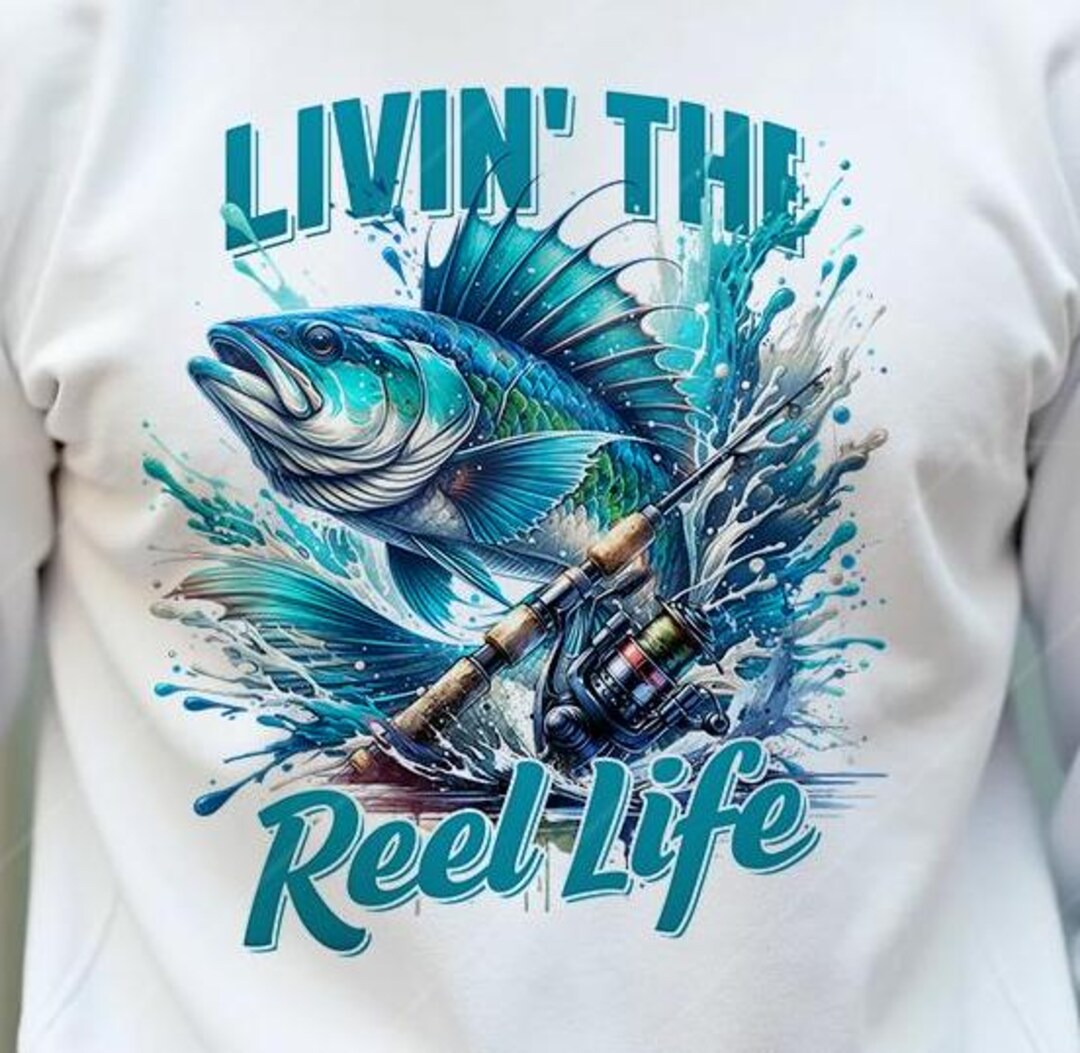 The Reel Life Crappie Fish Shirt Design Digital Download, Perfect ...