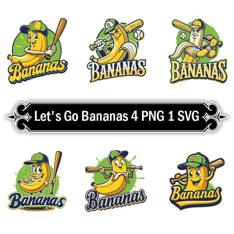 Savannah Bananas Logo Svg - Etsy