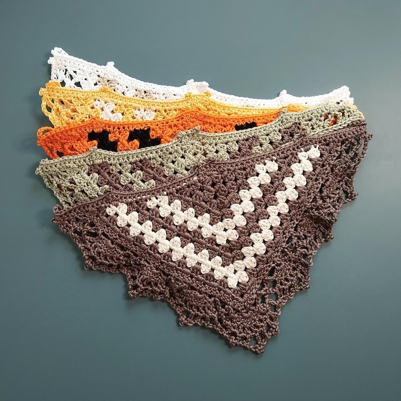 Bandana Crochet Pattern, Bat-shaped Handmade Hair Accessory, Spooky ...