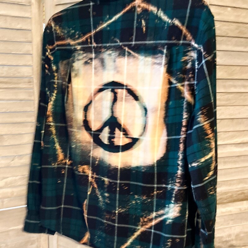Bleached Flannel - Etsy