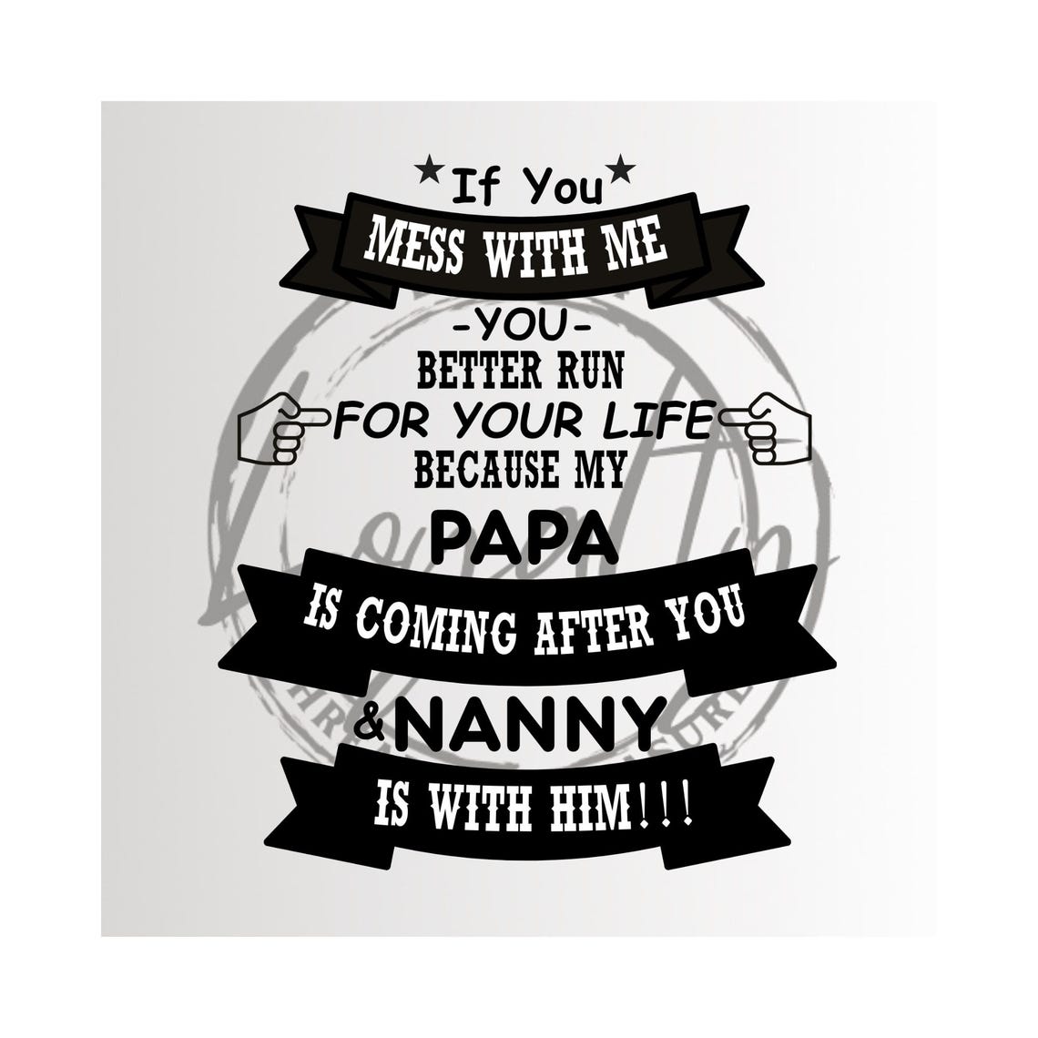 Funny Papa & Nanny Quote SVG PNG: Grandkids Gift (digital Download) - Etsy