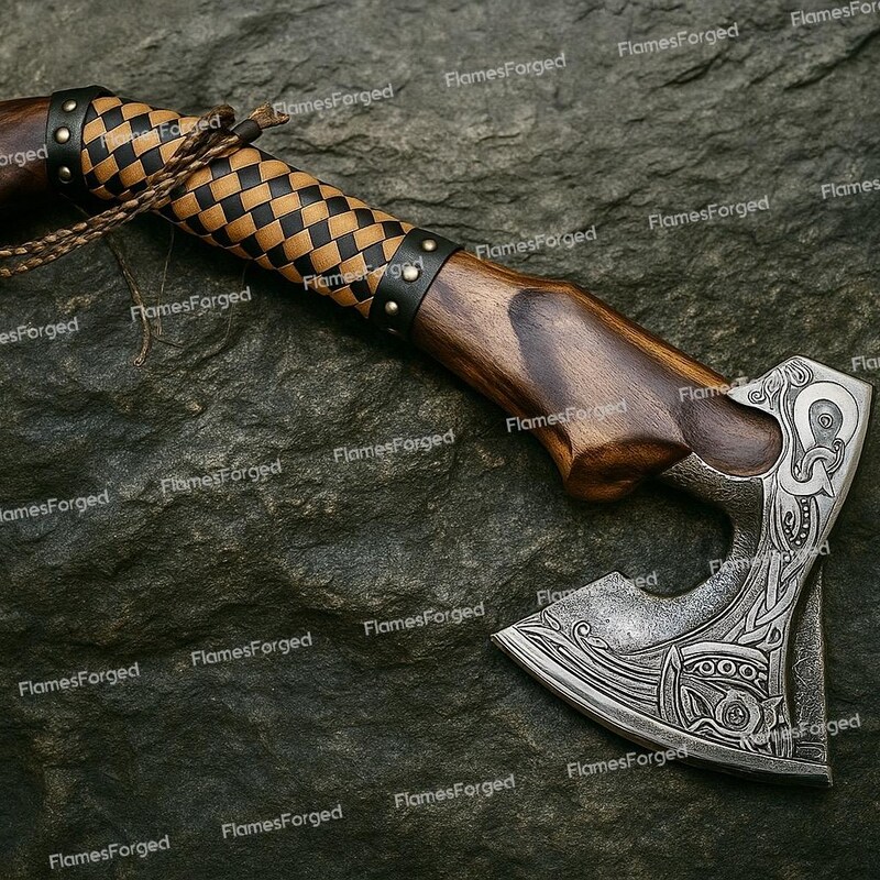 Hand Forged Hatchet - Etsy