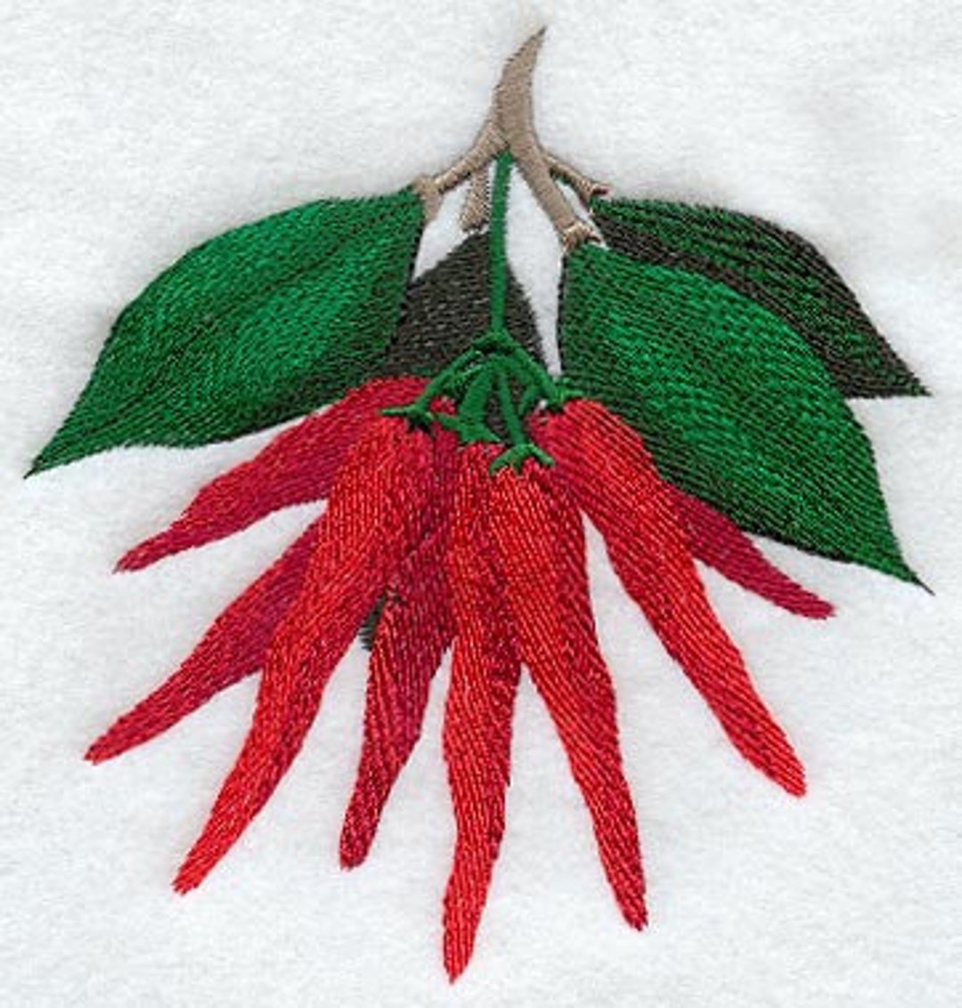 Embroidered Southwestern Towel - Embroidered Rista - Peppers Towel ...