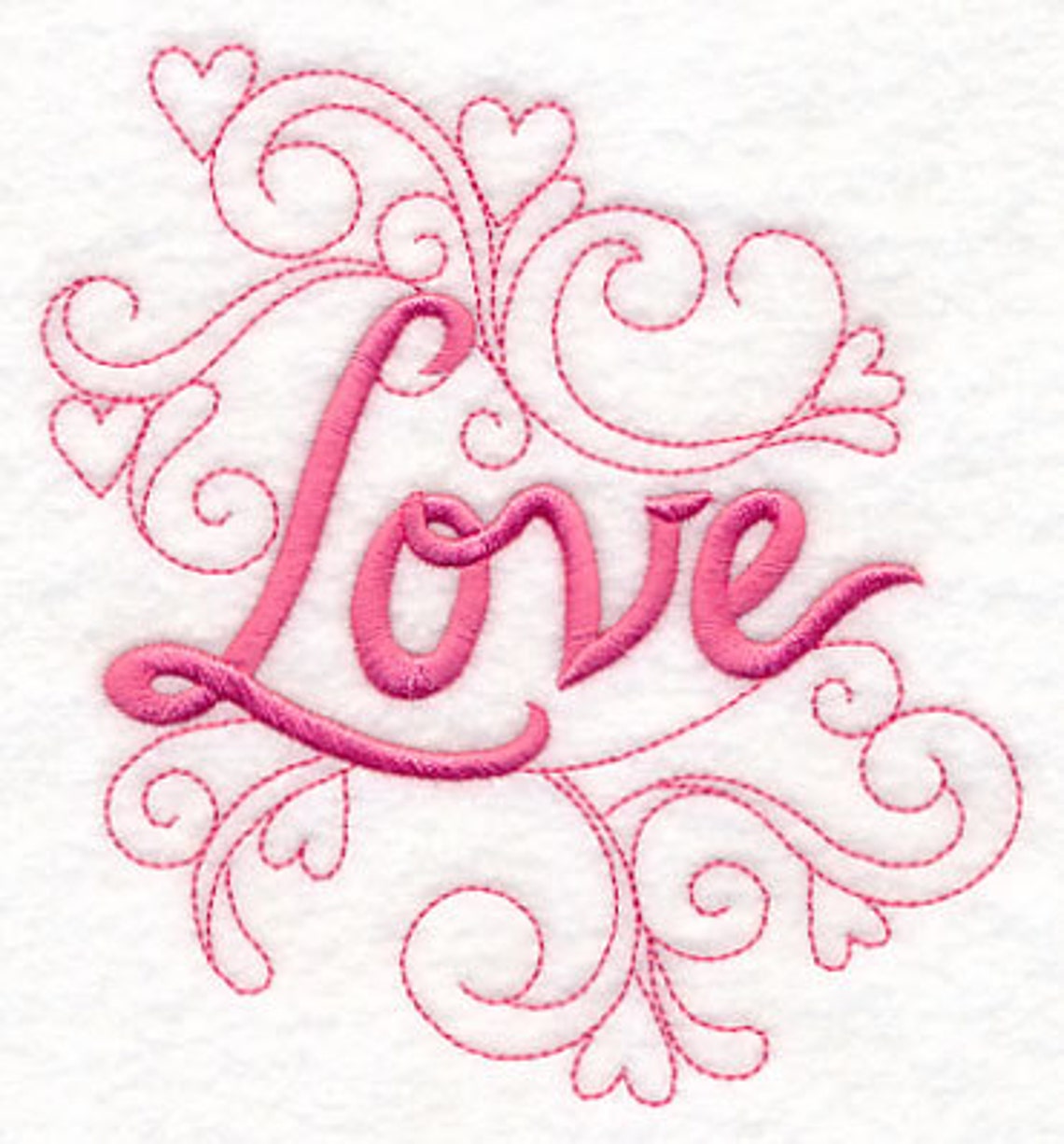 Embroidered Love Flour Sack Towel – Valentine's Day Kitchen Decor - Etsy