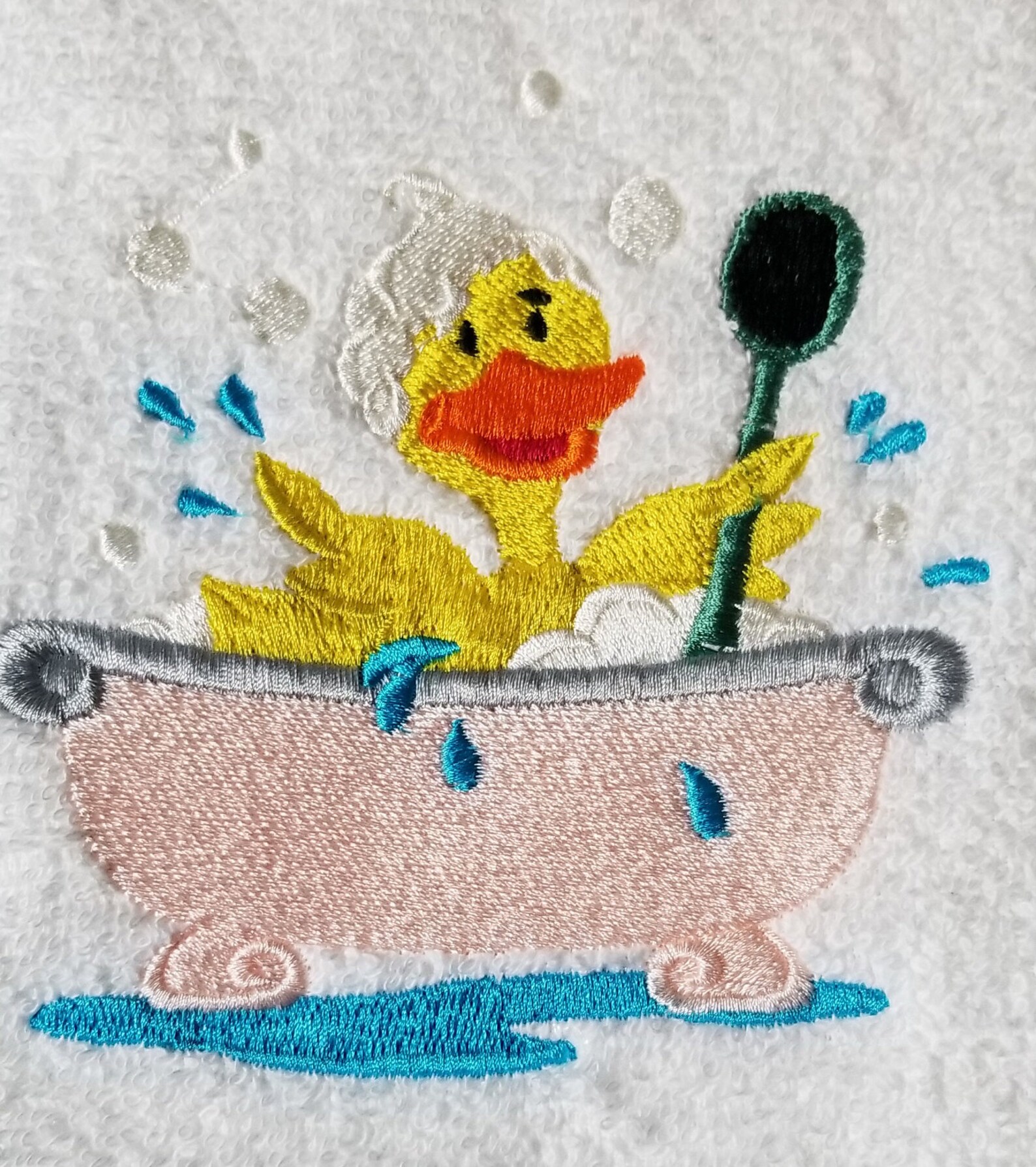 Ducky Towel Duck Towel Duckie Towel Embroidered Towel - Etsy