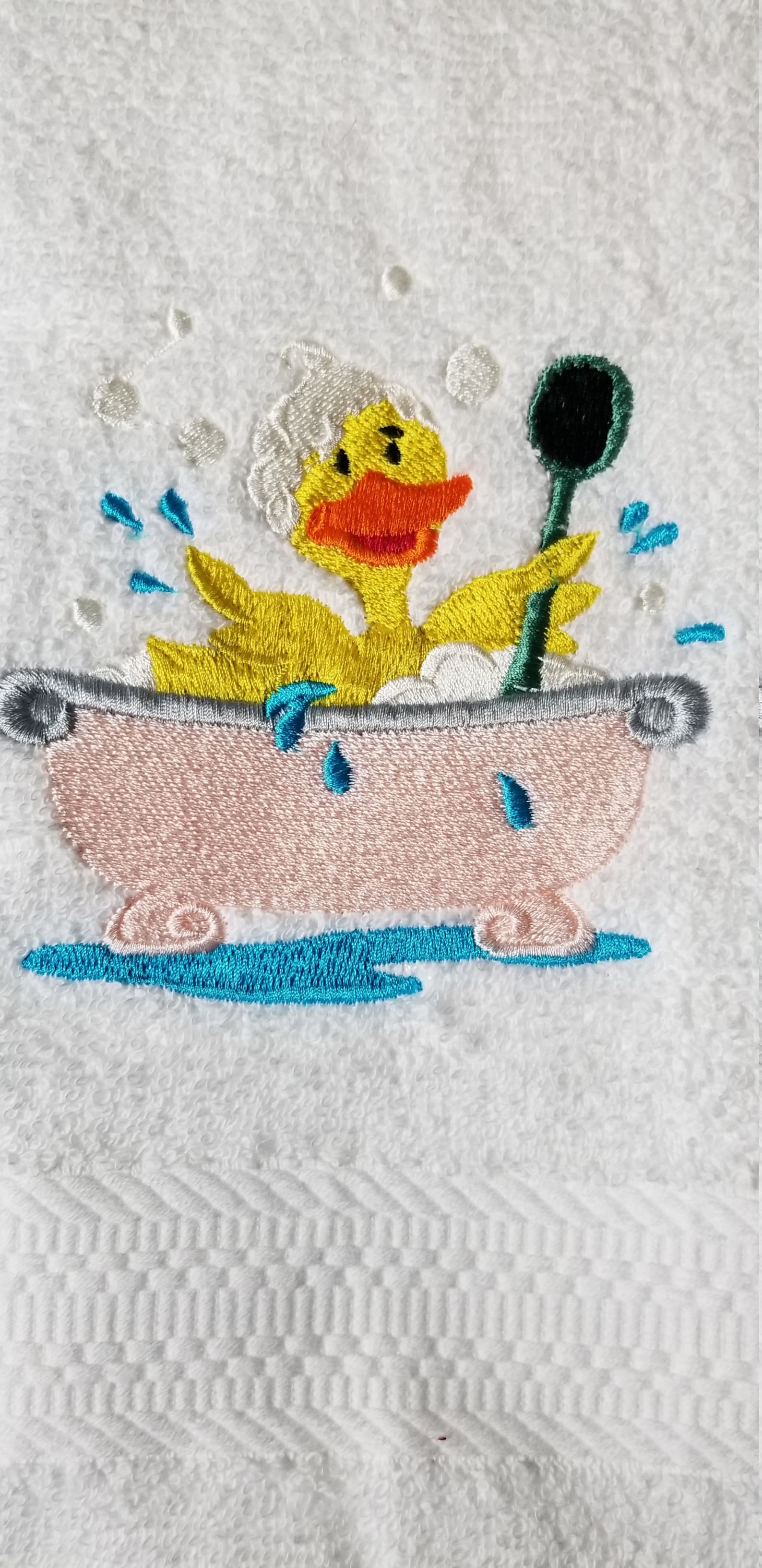 Ducky Towel Duck Towel Duckie Towel Embroidered Towel - Etsy