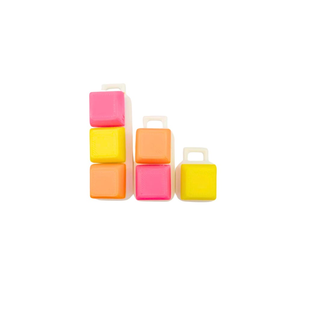 Neon Clicker Fidget Toy Sensory Tactile Toy With Bright Colours - Etsy
