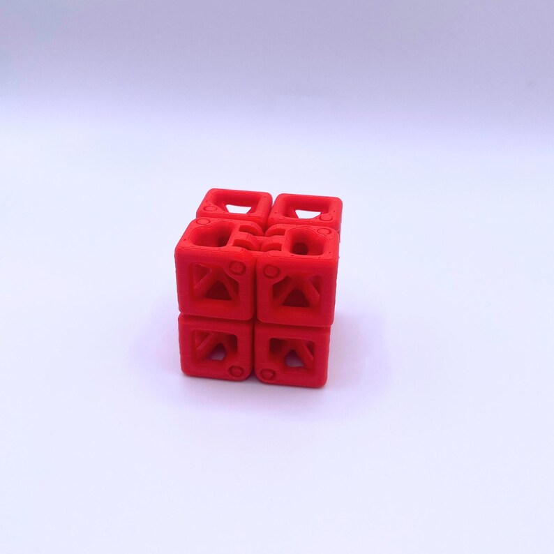 Japanese Infinity Cube Fidget Toy Red Aerodynamic - Etsy