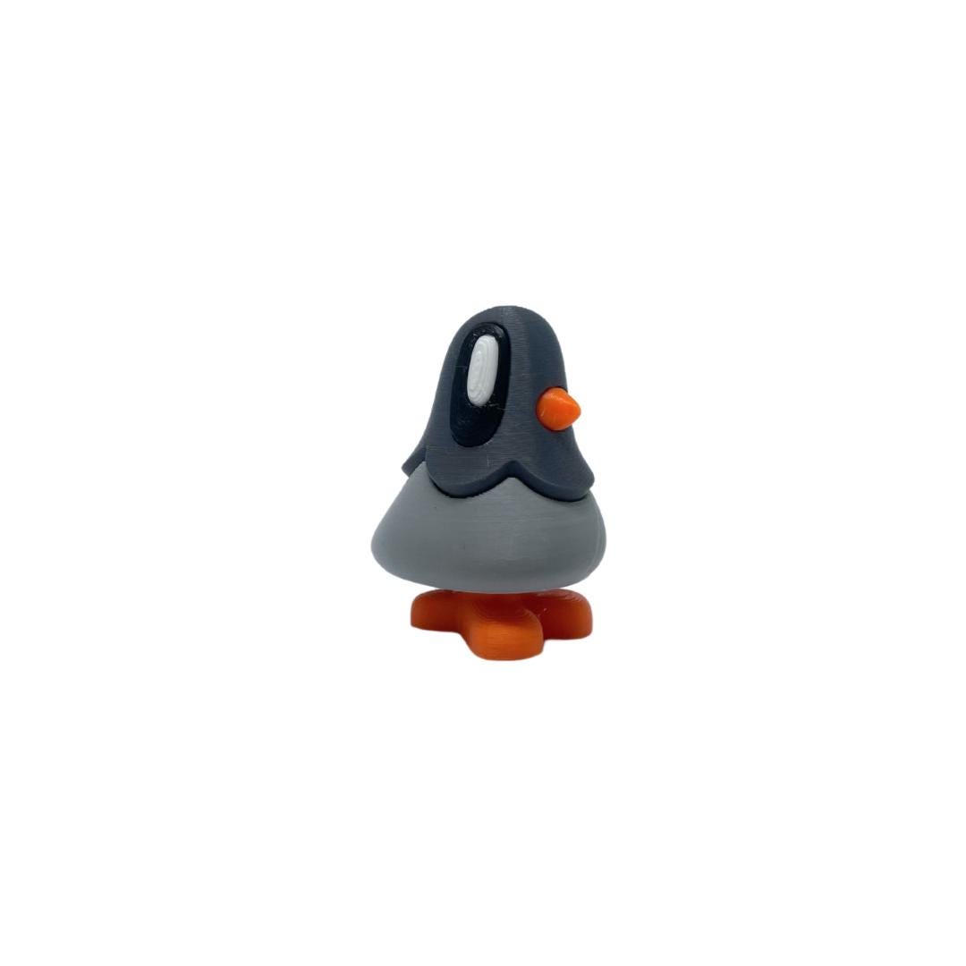 Blob Pigeon Fidget Toy Figurine 3D Printed With Magnet - Etsy
