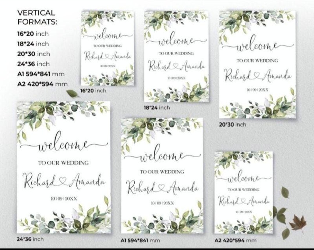 Welcome Birthday Party Sign Foam Board Printing Physical Product Custom ...