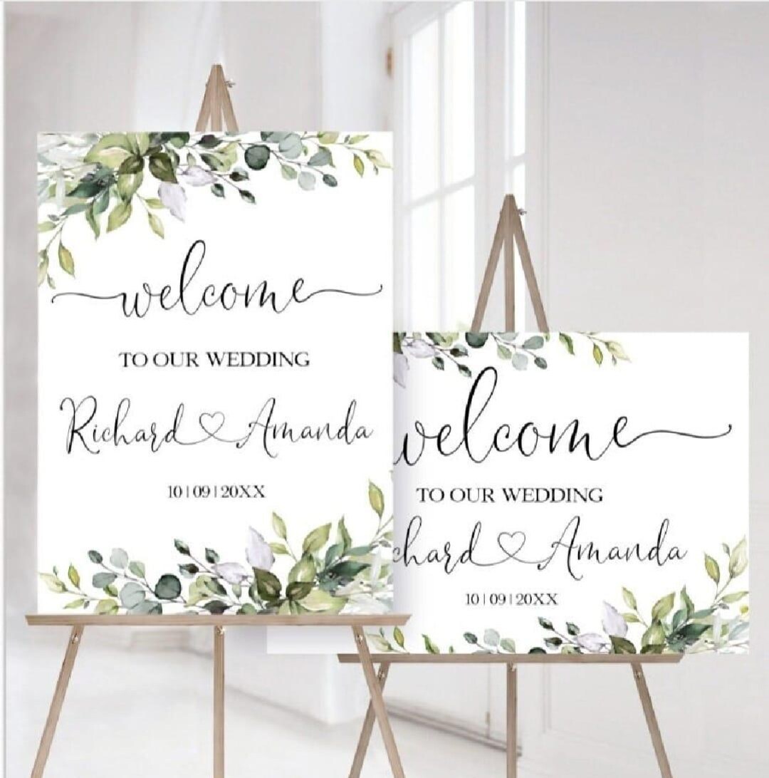 Welcome Birthday Party Sign Coreplast Printing Physical Product Custom ...