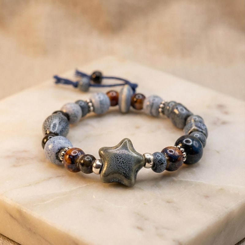 Ceramic Artisan Bracelet - Etsy