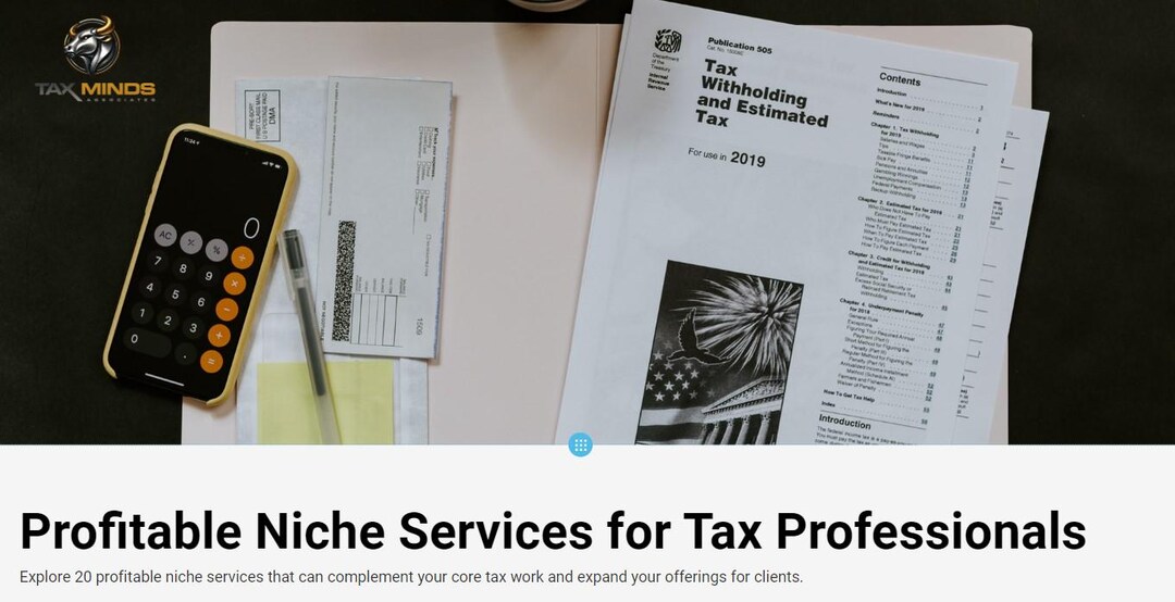Top 20 Profitable Services for Your Tax Business - Etsy