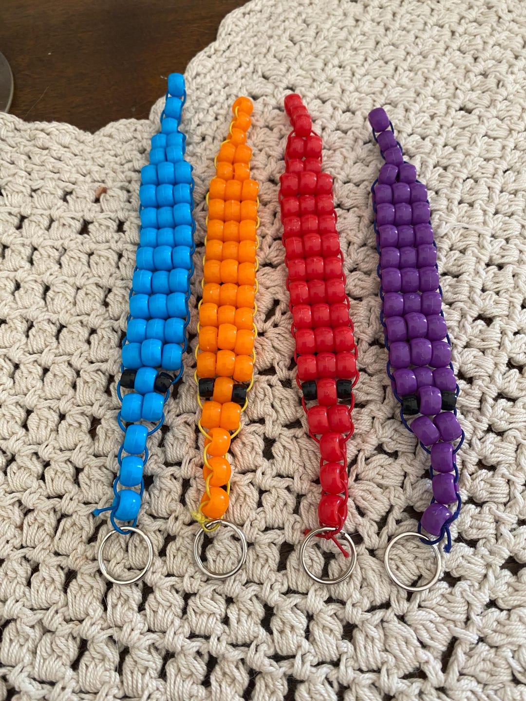 Kandi “worm in String” Keychain - Etsy