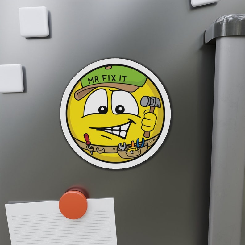 Handyman Mr. Fix It Emoji Car Magnet - Etsy
