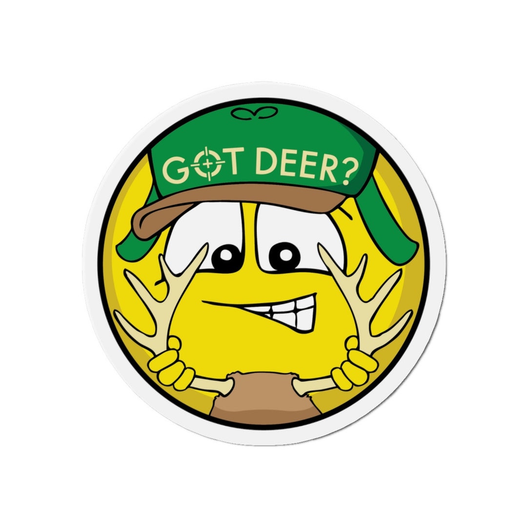 Deer Hunting Emoji Car Magnet - Etsy