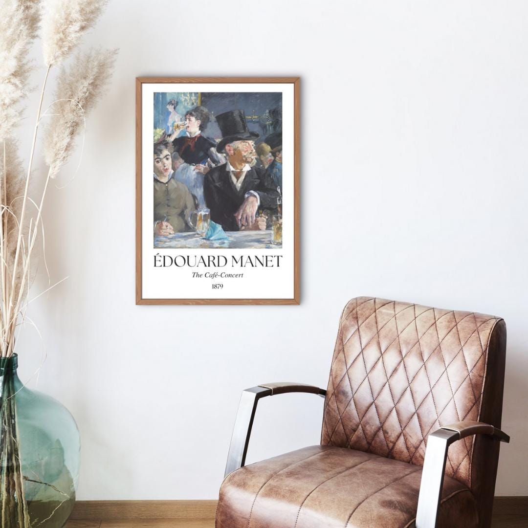 Édouard Manet the Café-concert DIGITAL Download Printable Wall Art ...