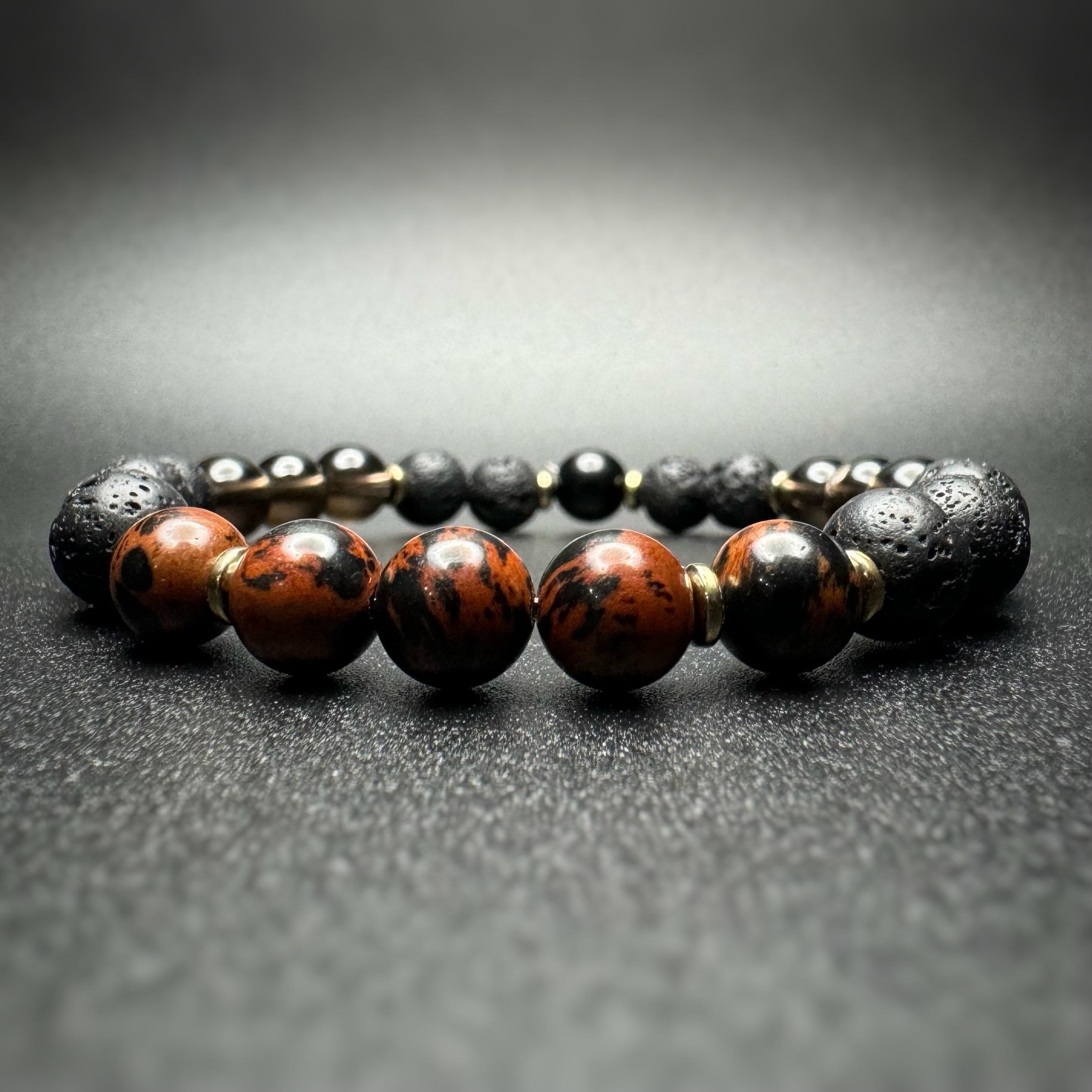 Grounding, Strength Resilience Mens Bracelet Unique Jewelry Gift ...