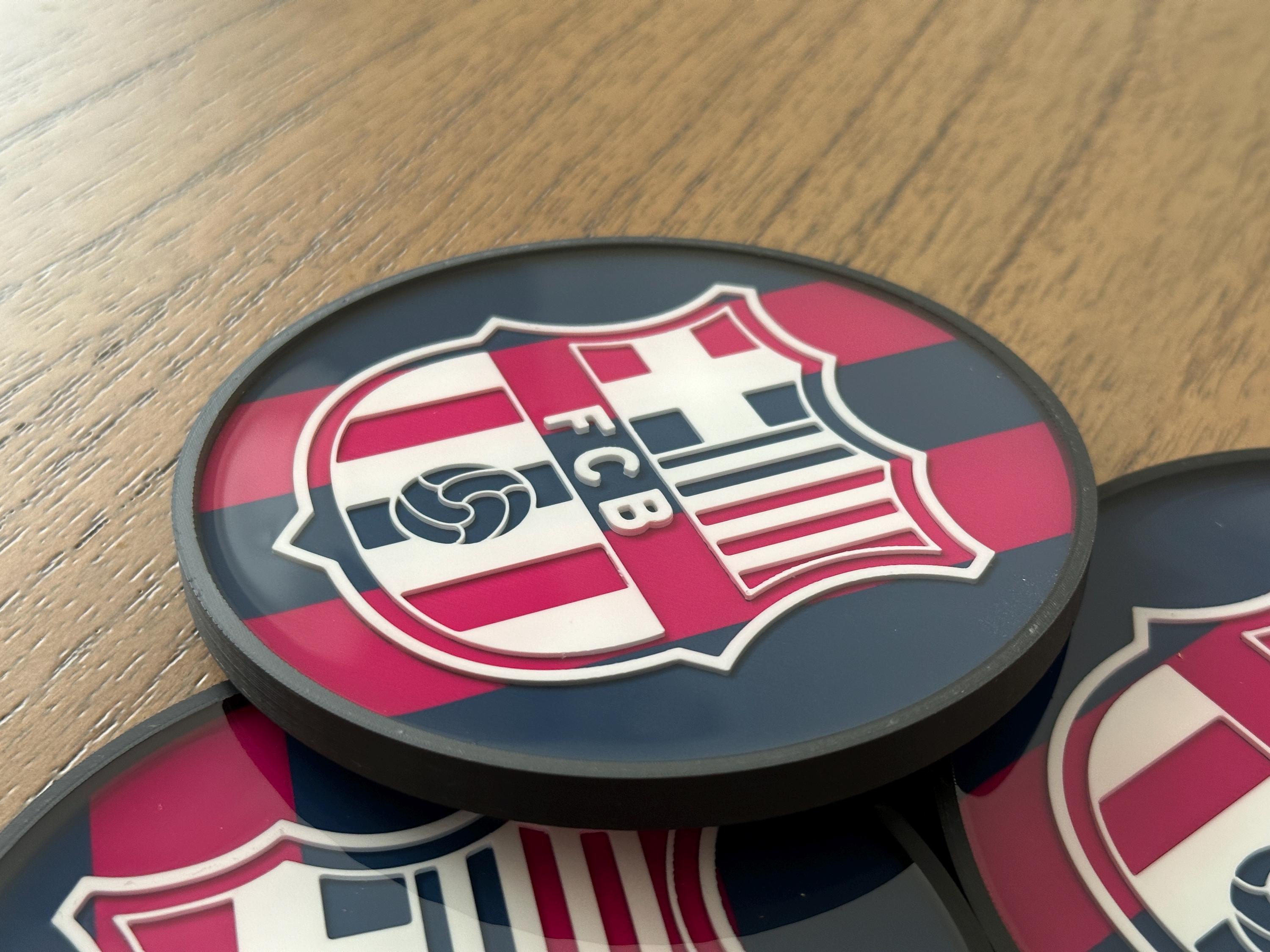 FC Barcelona Coasters - Etsy