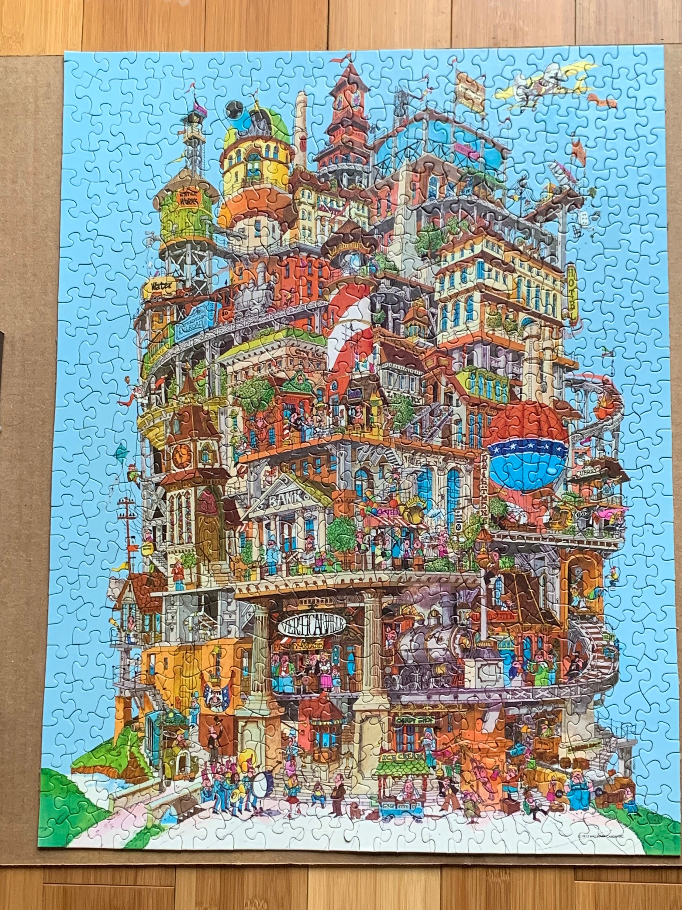 Games & Puzzles Puzzles Toys & Games Vintage 1977 Springbok 500 Piece ...