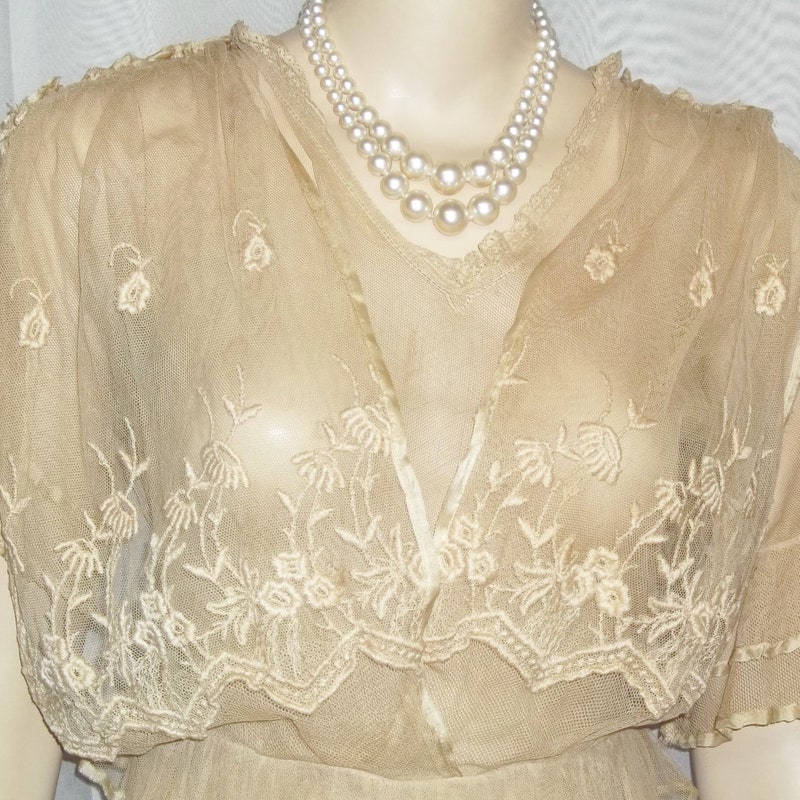 Vintage Net Lace - Etsy