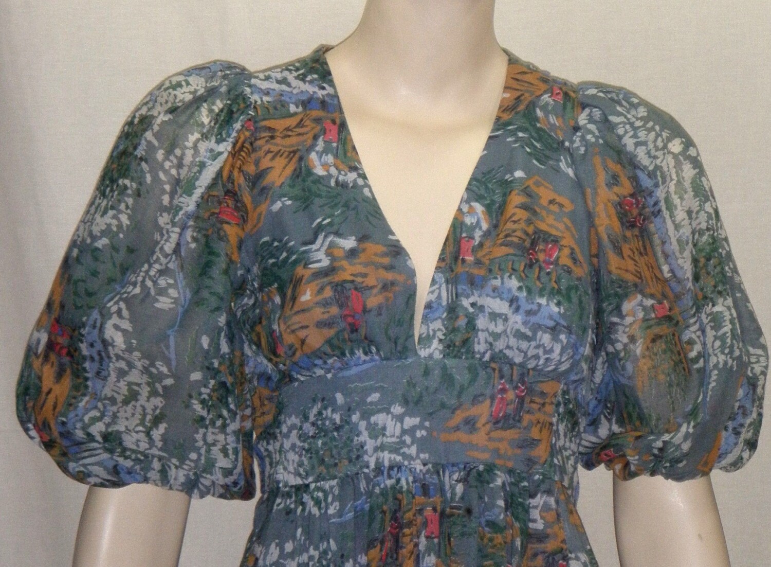 Vintage 1960's Jack Kramer Dress Empire Waist Size 5/6 Small - Etsy