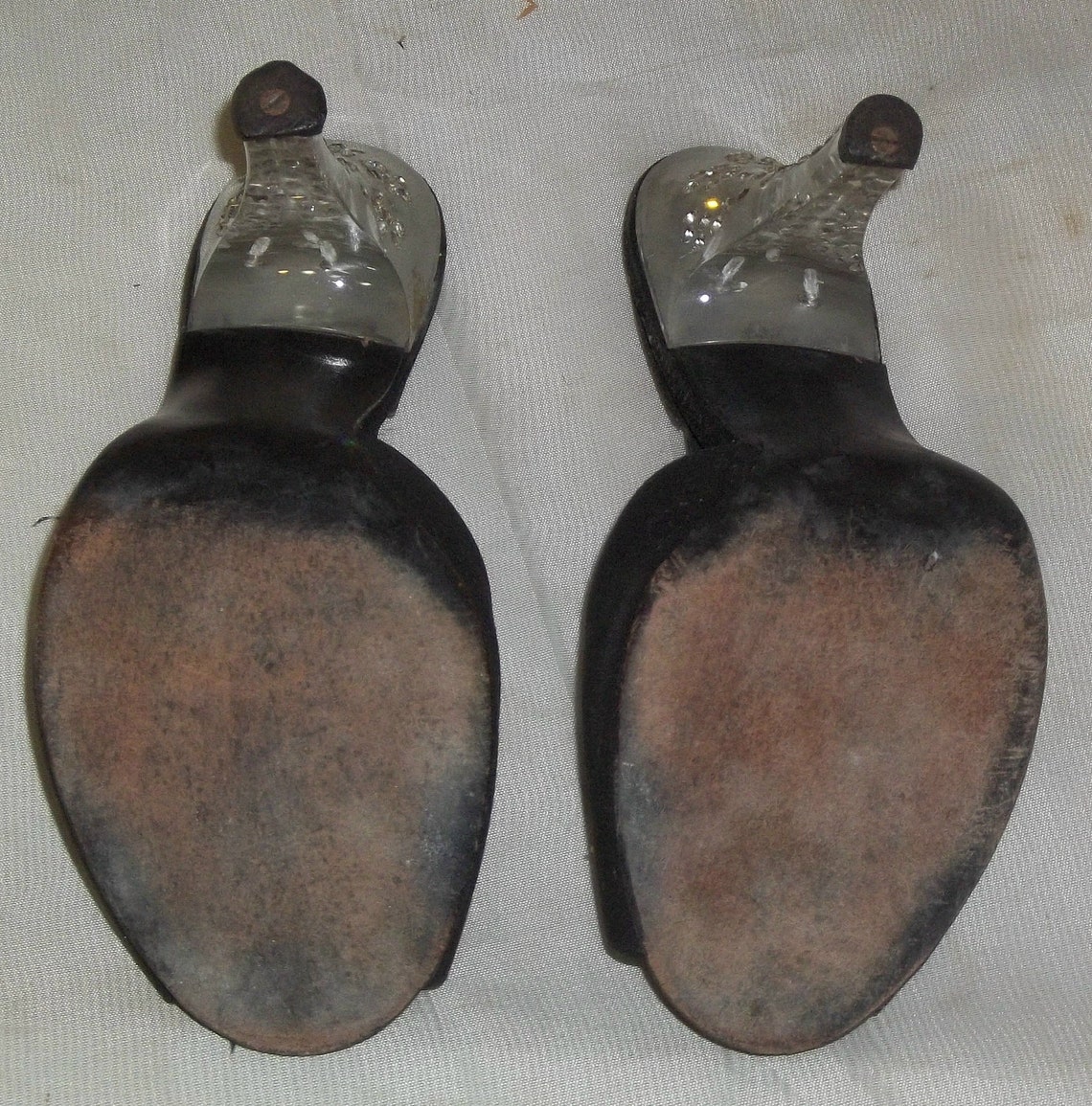 Vintage Michele Spring-o-lators Springolator Lucite Pumps Slides 5N ...