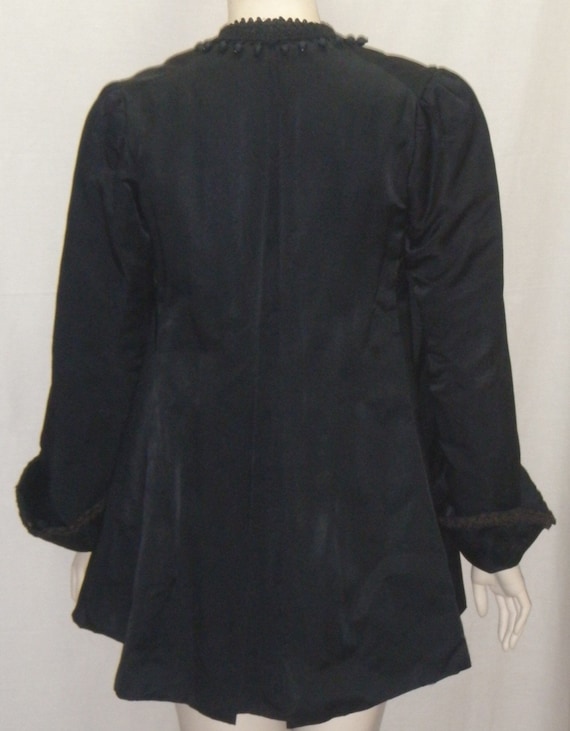 Vintage Antique Edwardian Victorian Jacket Coat Black… - Gem