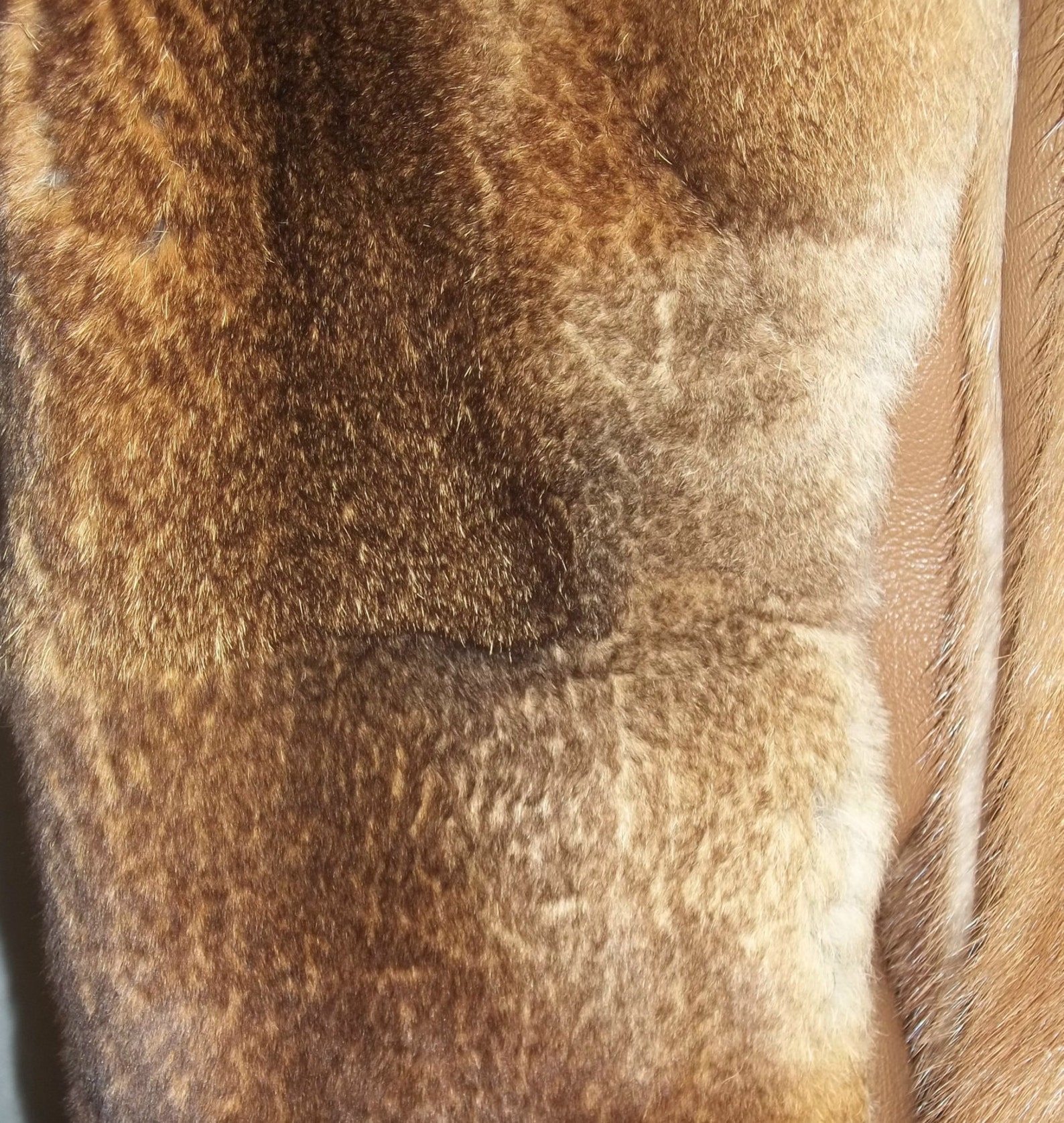 Vintage Lark Lynn Mink Beaver Fur Jacket Coat Womens Genuine Medium ...