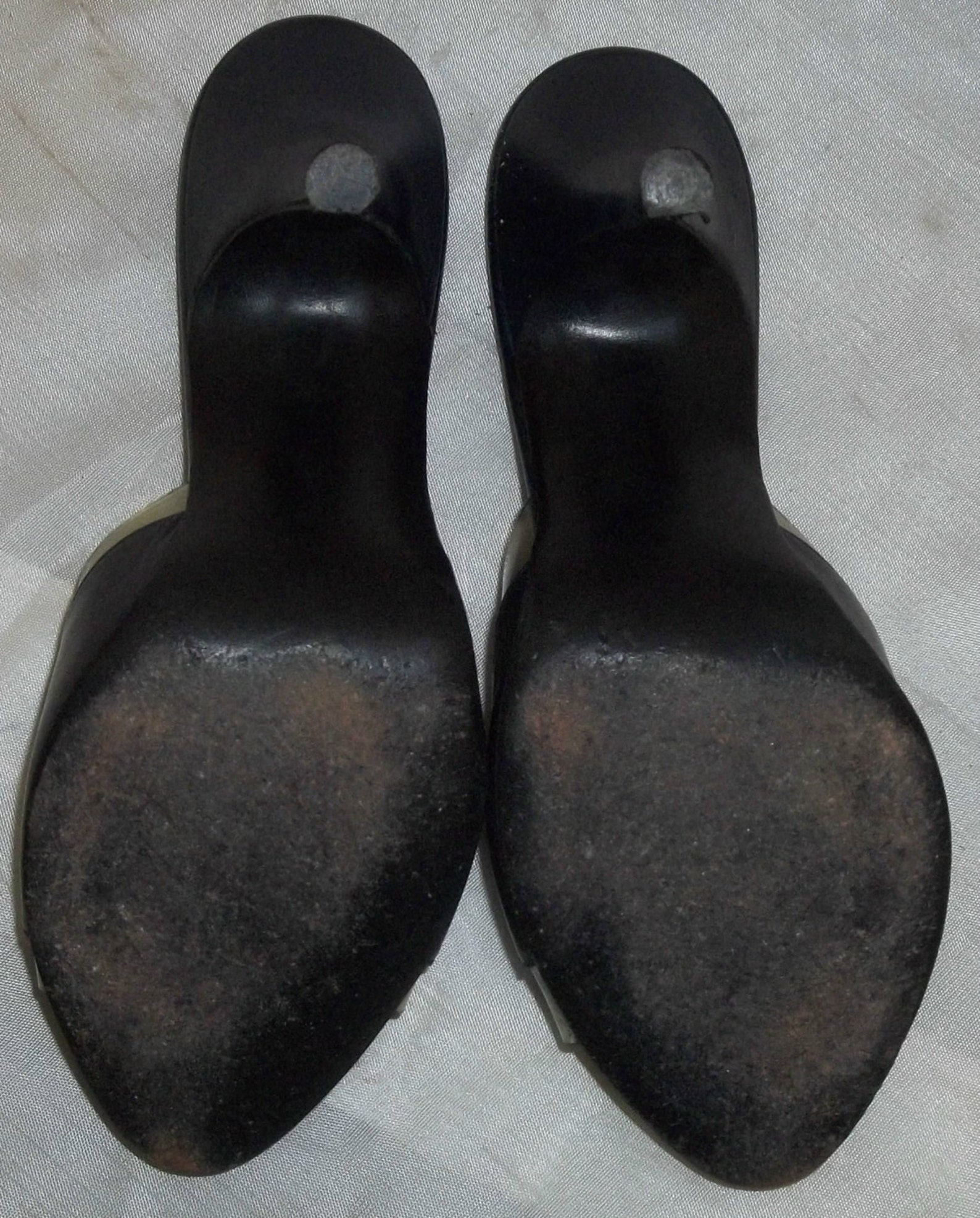 Vintage A'mano Spring-o-lators Springolator Peep Toe Pumps Slides 6 M ...