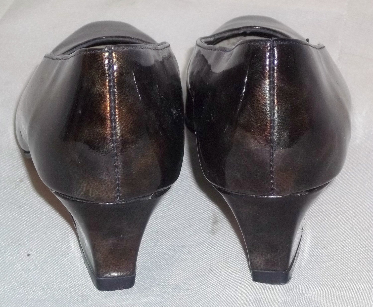 Vintage 1950's Johansen Patent Leather Shoes Heels Pumps 6 1/2 - Etsy