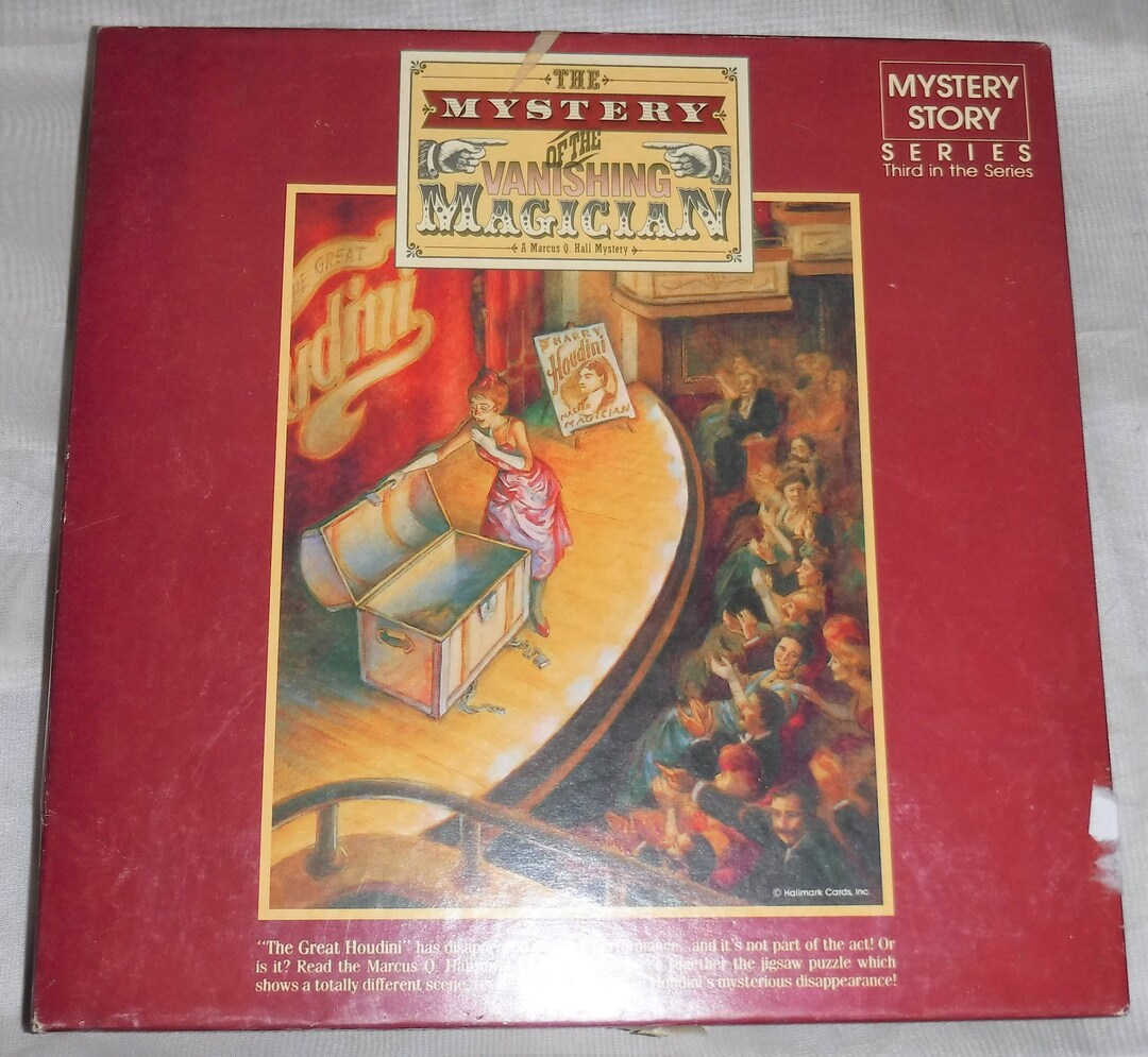 Vintage NOS Springbok Hallmark Mystery of the Vanishing Magician ...